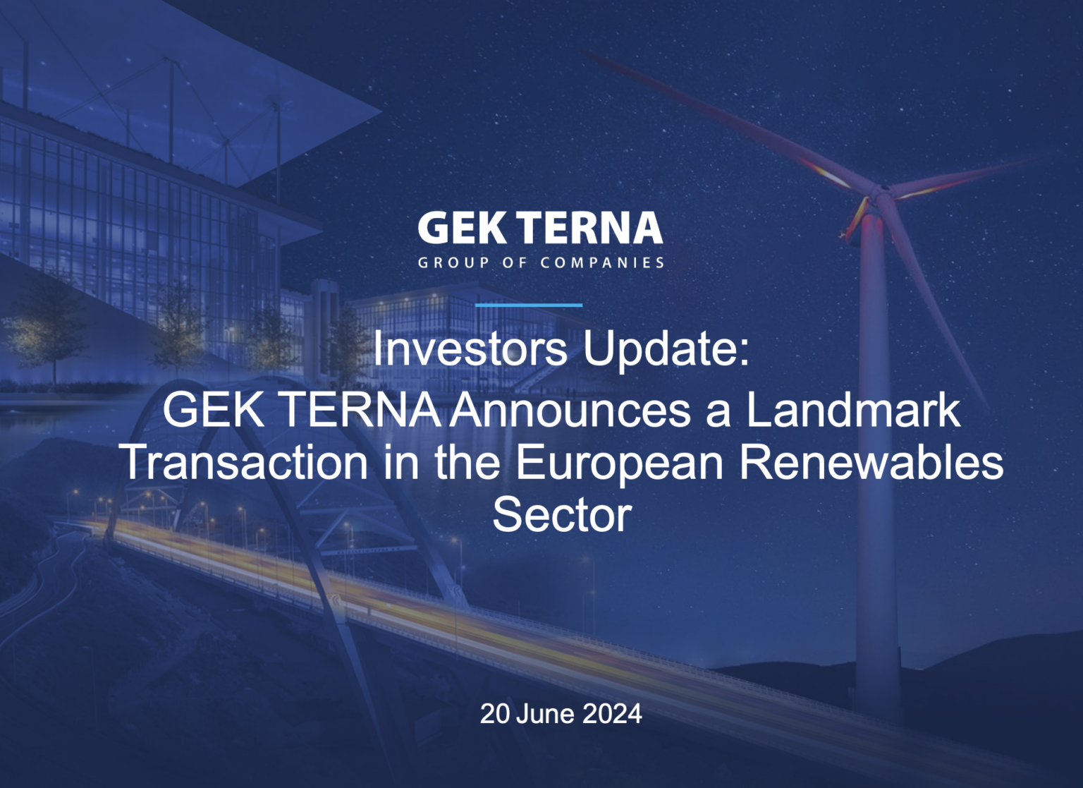 Media Center | GEK TERNA